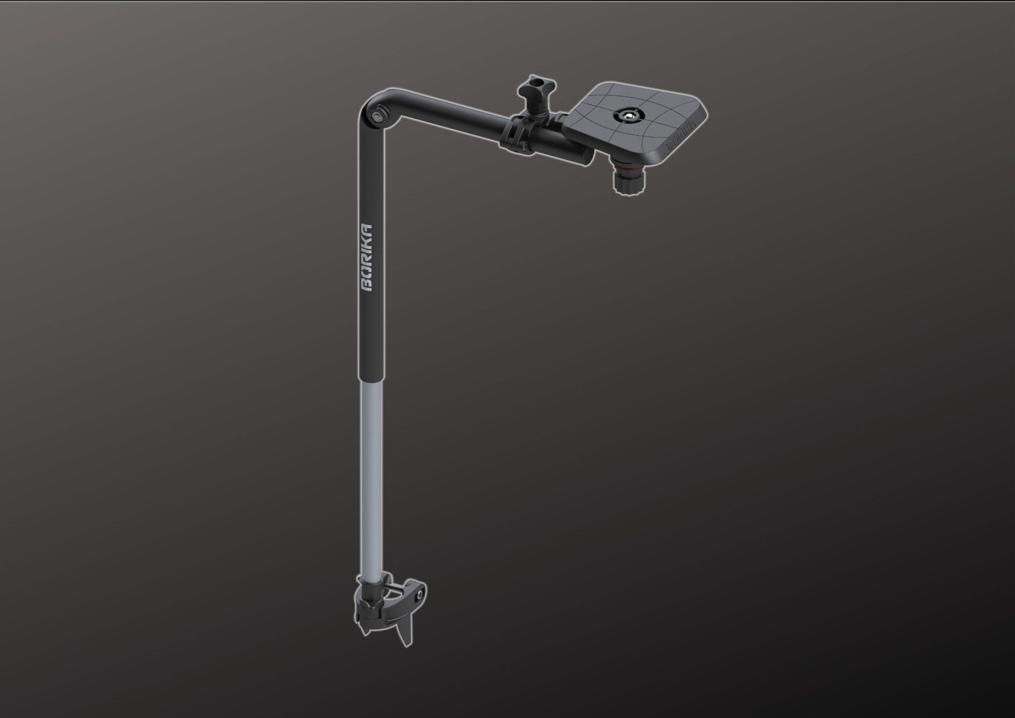 Support écho-sondeur télescopique carré Fasten Borika - RBOAT